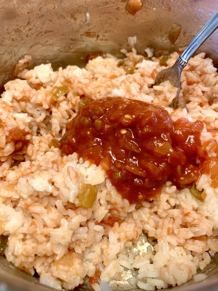 Super Easy 2 Ingredient Spanish Rice Recipe, low carb & gluten free