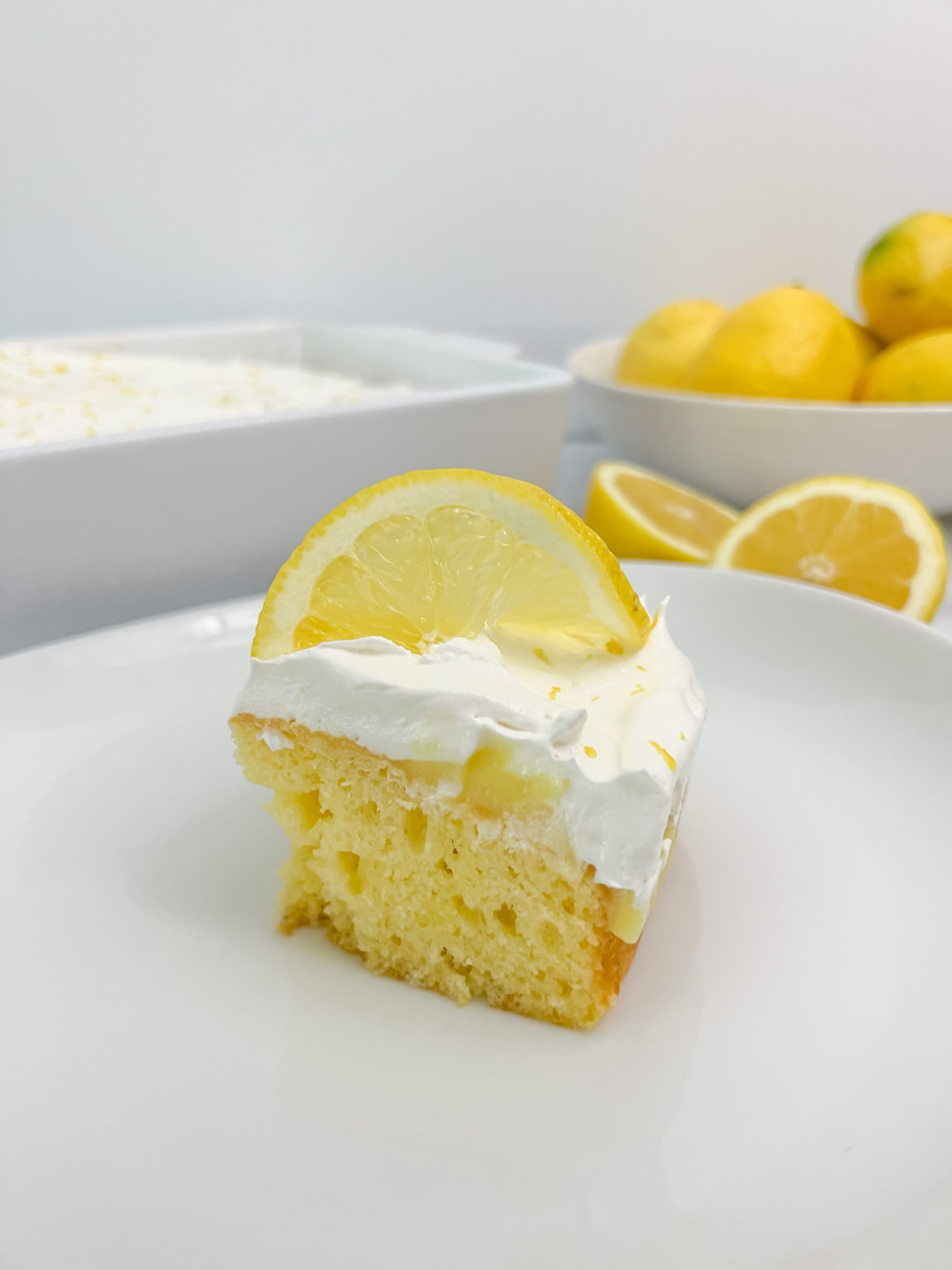 Super Easy Lemon Poke Cake: Only 3 Ingredients - The Lazy K Kitchen