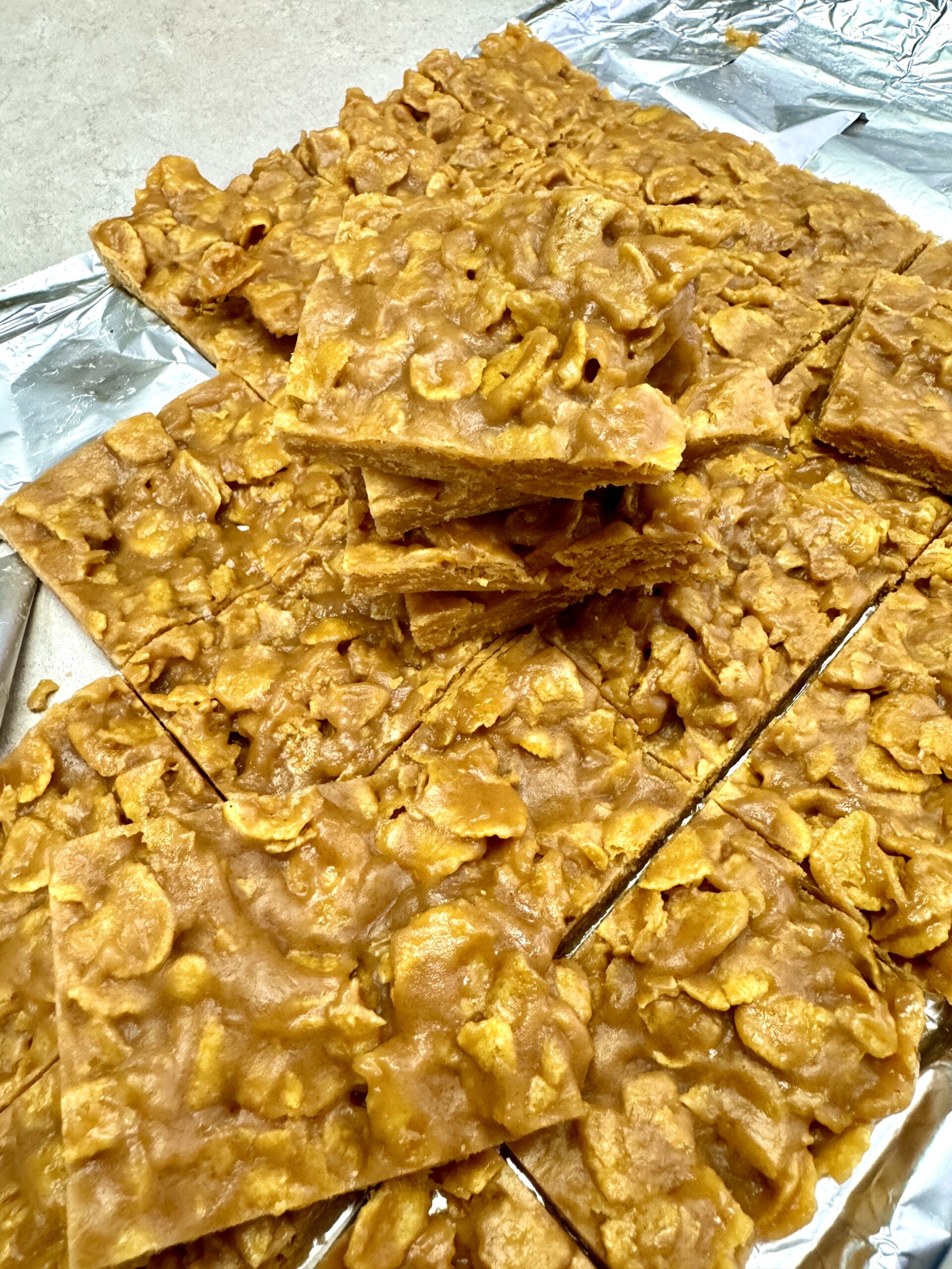 Old Fashion Cornflake Candy - The Lazy K Kitchen