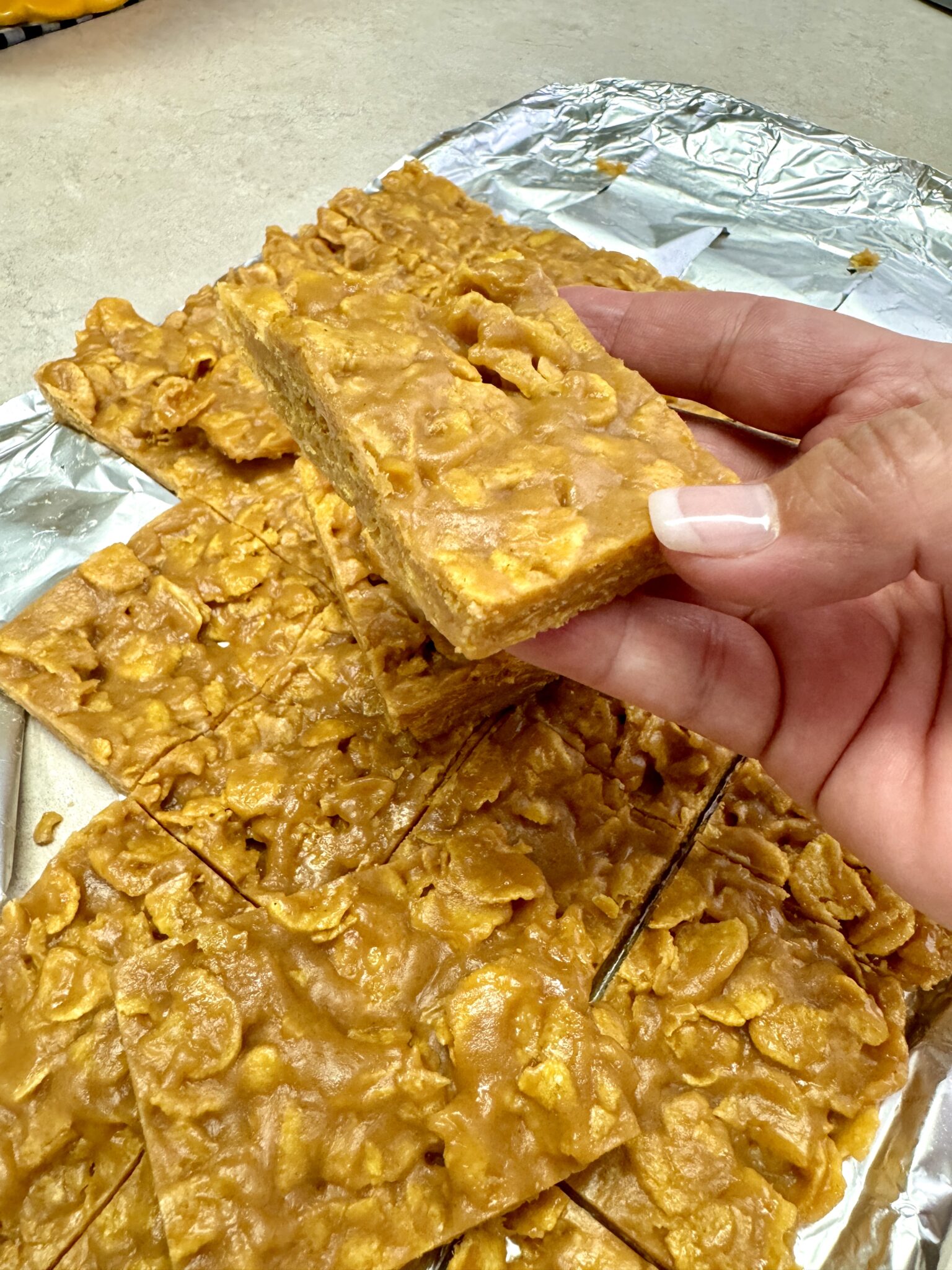 Old Fashion Cornflake Candy - The Lazy K Kitchen