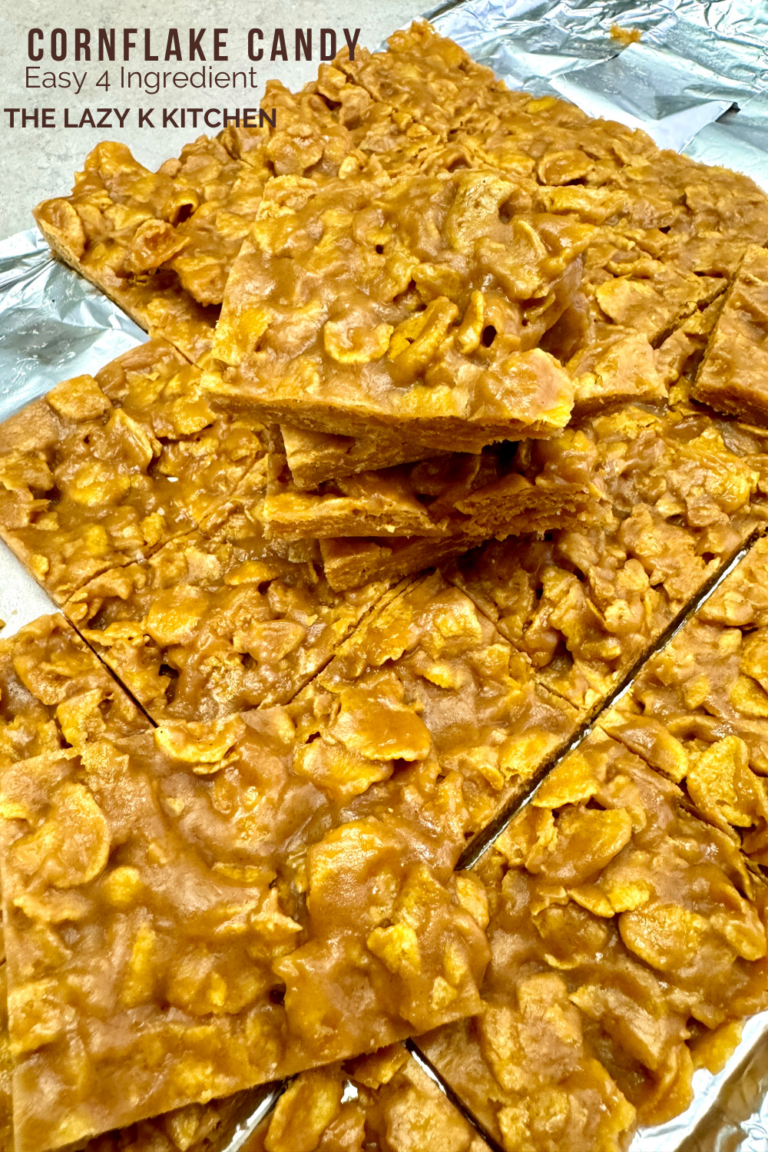 Old Fashion Cornflake Candy - The Lazy K Kitchen