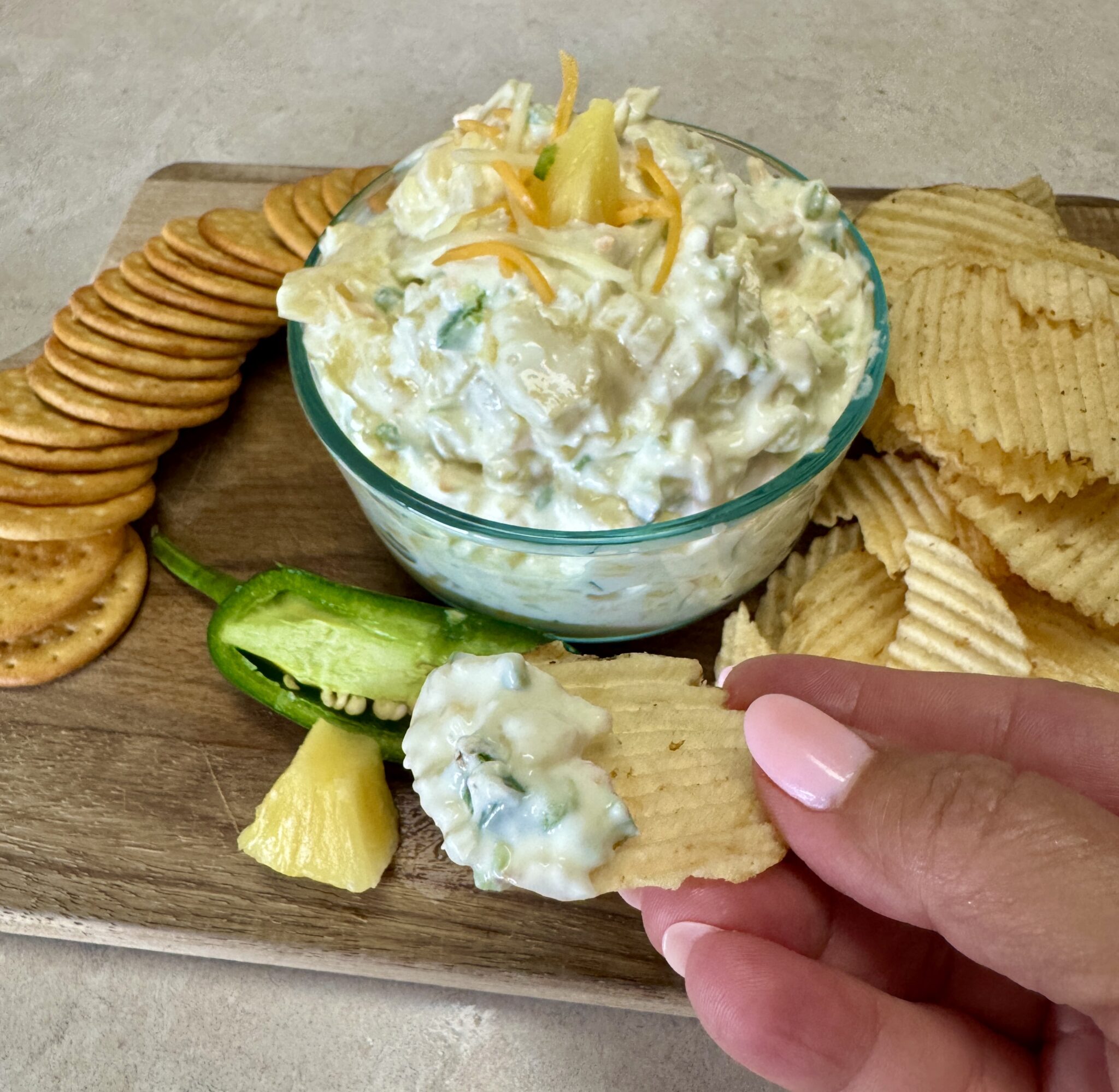Pineapple Jalapeno Dip - The Lazy K Kitchen