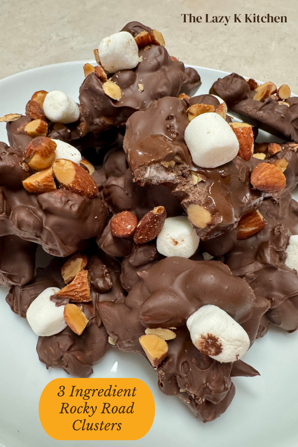 3 Ingredient Rocky Road Clusters - The Lazy K Kitchen