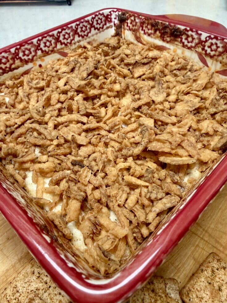 Easy Blooming Onion Dip - The Lazy K Kitchen