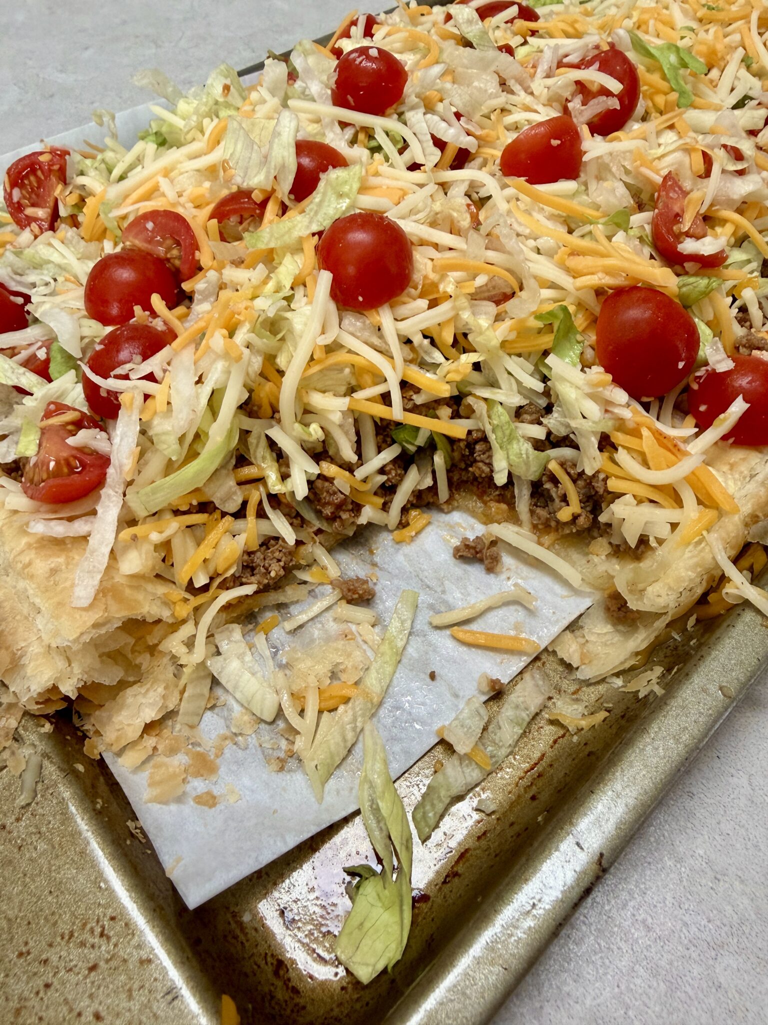 Sheet Pan Taco Bake - The Lazy K Kitchen